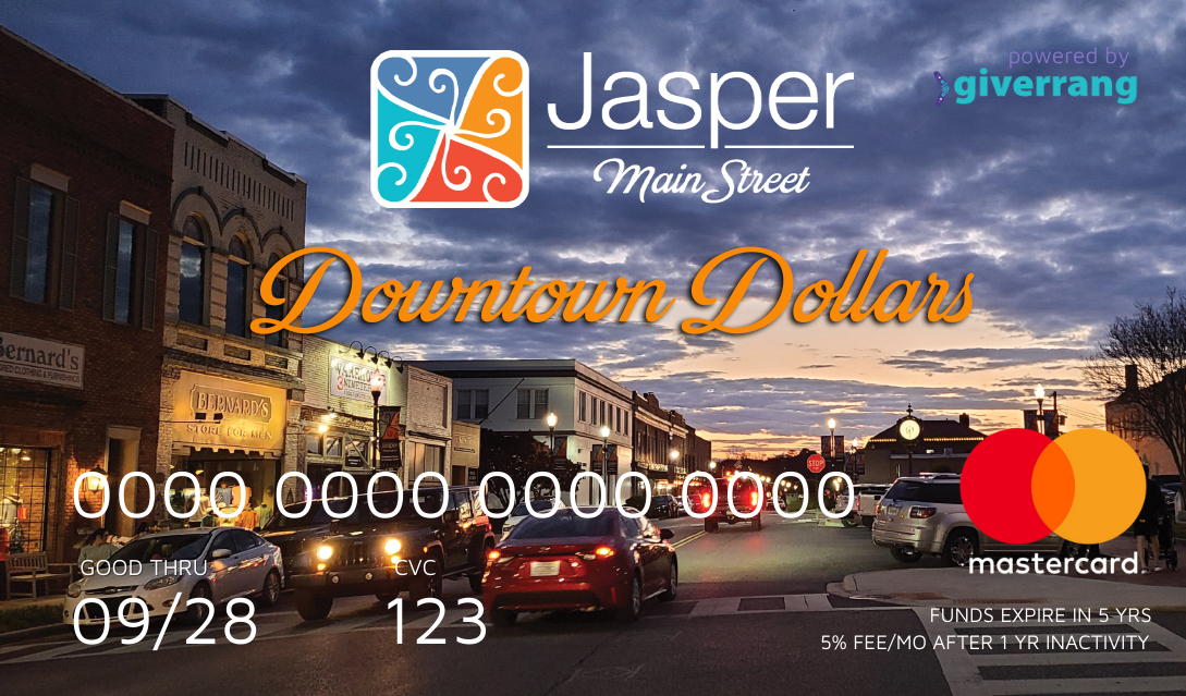 Downtown Dollars Gift Card Program - Jasper Main Street
